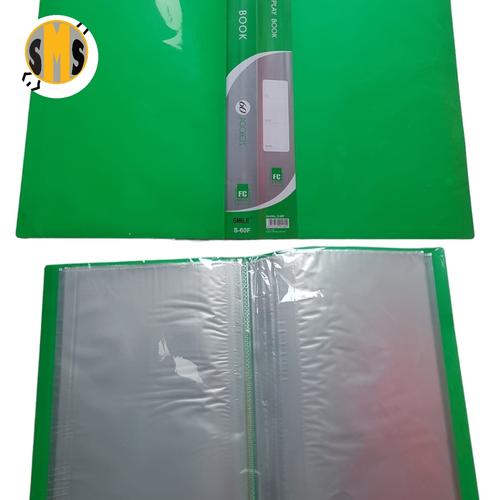 Jual CLEAR FOLDER DISPLAY BOOK F4 MERK SMILE ORGANIZER KERTAS ISI 20/40 ...