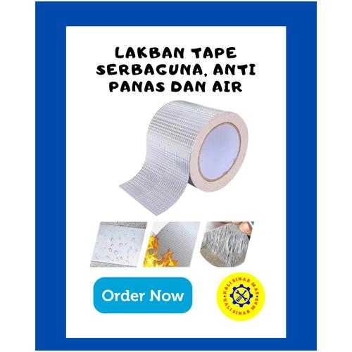 Jual Lakban Anti Bocor Lem Anti Air Aluminium Foil Waterproof Tape Tambal - 5m x 10cm - Jakarta ...