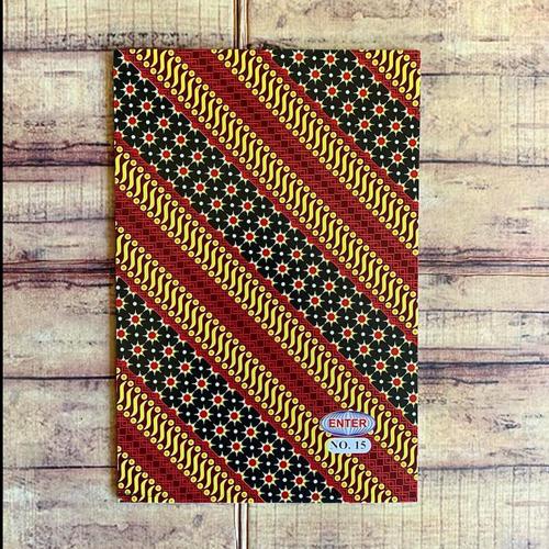 Jual 1 Lusin Block Note Enter Batik No 15 - 12 Buku Catatan - Notes ...