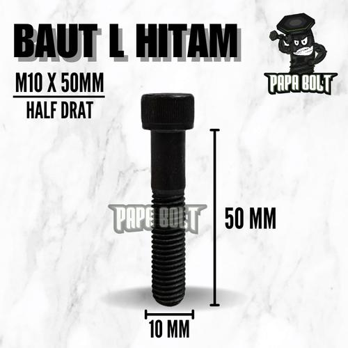 Jual Baut L Baja Hitam Socket Head Kunci L 10x50 - Kota Surabaya ...