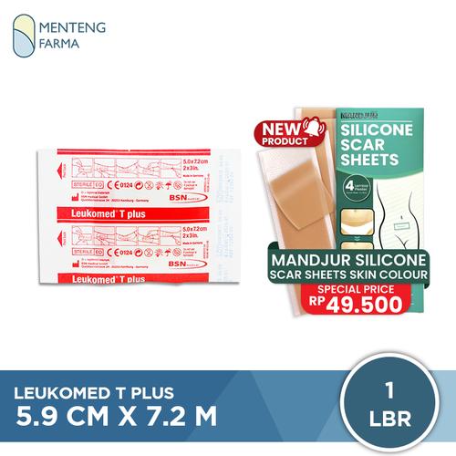 Jual Leukomed T Plus Plaster Steril 5 CM x 7.2 CM - Plaster Luka Tahan ...