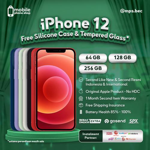 Promo IPHONE 12 64 128 256 GB - SECOND 99% LIKE NEW - IBOX / INTER ...
