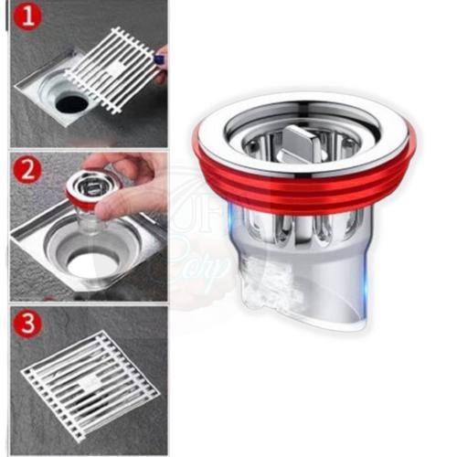 Jual Plug Filter Saluran Air Smart Floor Drain Katup Saringan Lubang ...