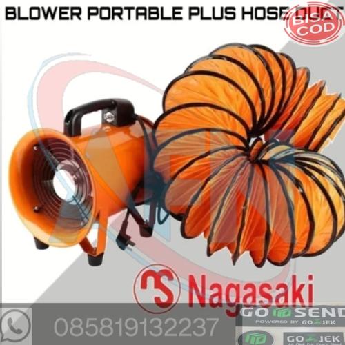 Jual kipas blower ventilator 12 inch+selang portable 10+10+10 m ...