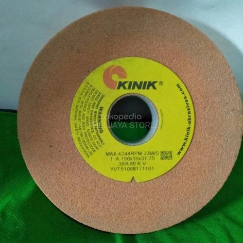 Jual Batu gerinda bulat kinik grinding wheel 150 x 19 x 31.75 - 80KV 1A ...