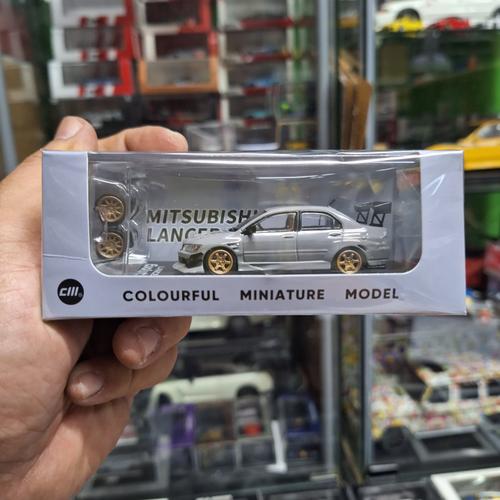 Jual CM Model Skala 64 Lancer Evo Widebody Grey - Kota Surabaya ...