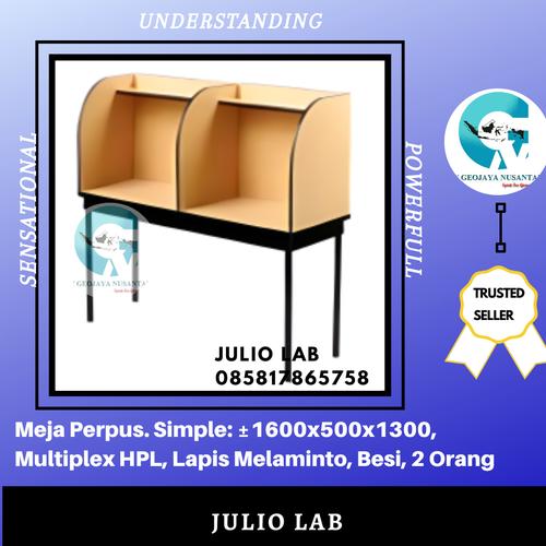 Jual Meja Perpus. Simple: ±1600x500x1300, Multiplex HPL, Lapis ...