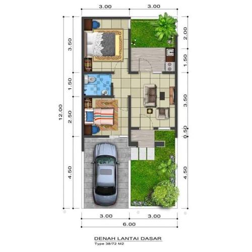 Jual Inspirasi desain denah rumah paket minimalis masa kini - Kab ...