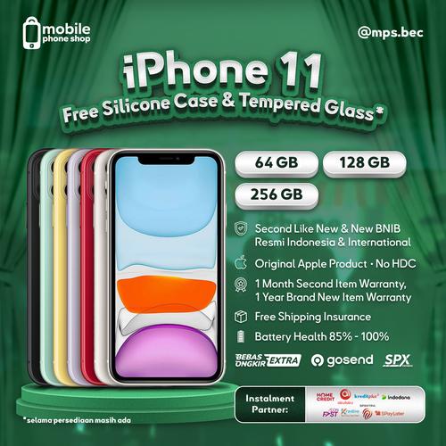 Jual IPHONE 11 64 128 256 GB - SECOND 99% LIKE NEW - GARANSI IBOX ...