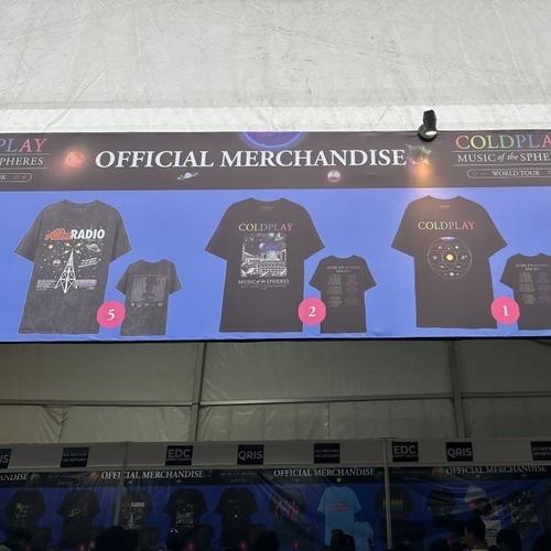 Jual Coldplay Official Merchandise Jakarta 2023 - Kota Bekasi - Memento ...