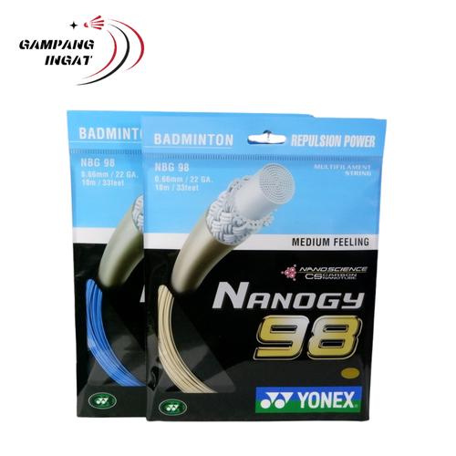 Jual Badminton String / Senar Raket Yonex Nanogy 98 Original - Kota ...