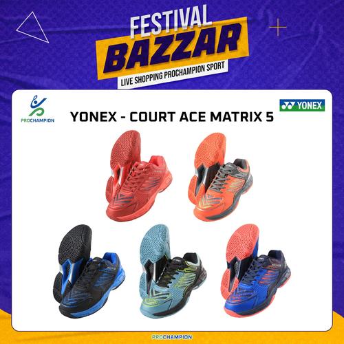 Promo NEW YONEX SEPATU COURT ACE MATRIX 5 SEPATU BADMINTON ORIGINAL ...
