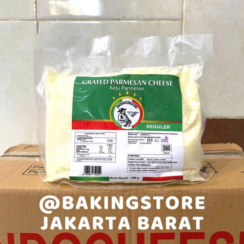 Jual Keju Parmesan Parut Indocheese 300gr | Grated Cheese - Jakarta ...