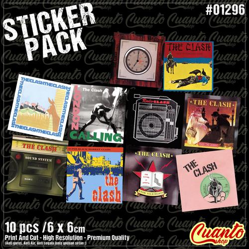 Jual Sticker The Clash Album Series isi 10+1 / Sticker Band - Kota ...