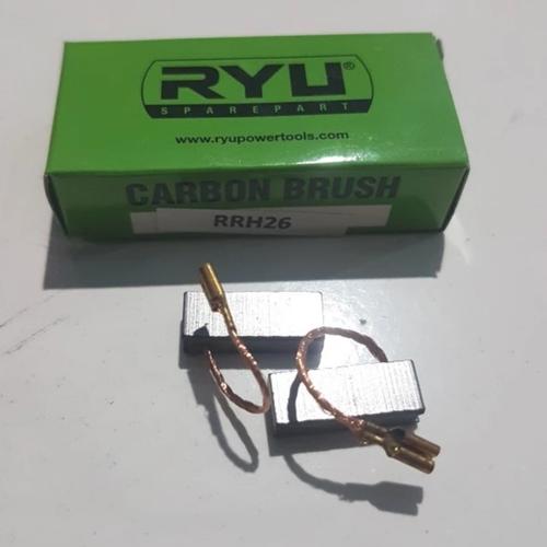 Jual CARBON BRUSH RRH26 RYU ORIGINAL ARANG SPUL KUL MESIN BOR RYU RRH ...