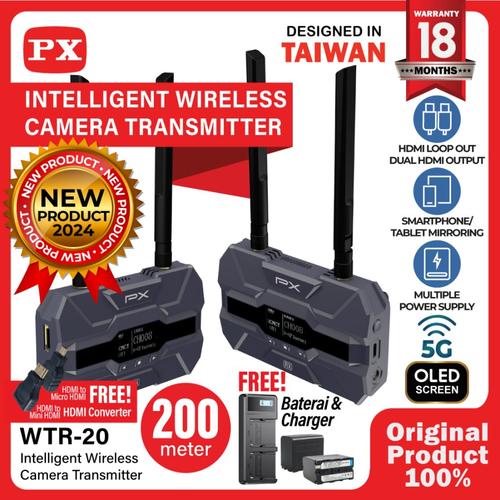 Jual Wireless Video Transmission System Transmitter Receiver 200m PX ...