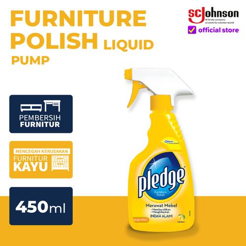 Jual Pledge Pengkilat Kayu Furniture Polish Liquid Pump 450 ml ...