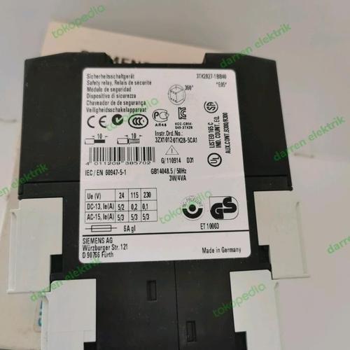 Jual Siemens Safety Relay 3Tk2827-1Bb40 - Jakarta Barat - Bintang ...