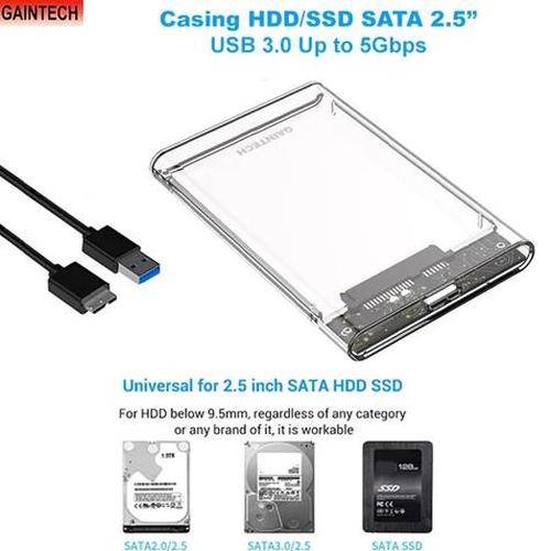 Jual Casing HDD Sata 2.5 / Hardisk External -bahan plastik -untuk jenis ...