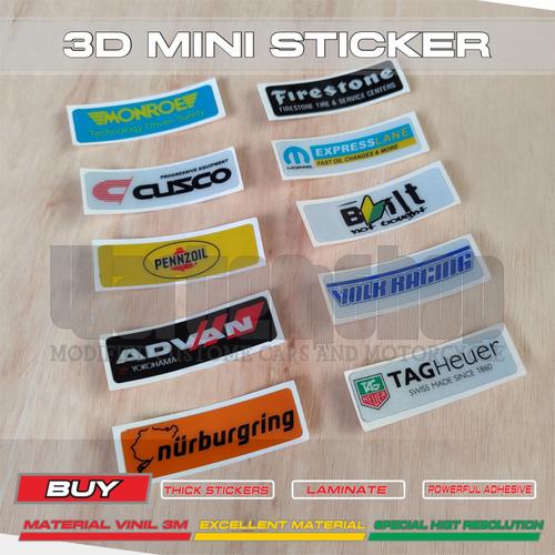 Jual STICKER MINI 3D CAR TUNER - 2 - Kab. Banjarnegara - WARTEM SHOP ...