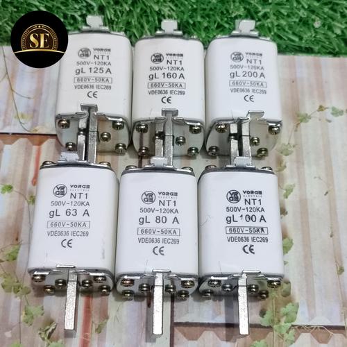Jual NH FUSE LINK NH-1 NH1 63A 80A 100A 125A 160A 200A 250A VORGE nt1 ...