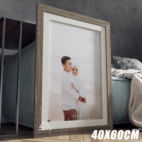 Jual CETAK Foto Photo plus bingkai minimalis ukir 16R 16Rs 40x60 A2 ...