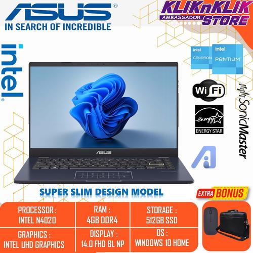Jual PROIMO LAPTOP ASUS L410MA INTEL N4020 4GB 512GB SSD FHD NP WIN11 ...