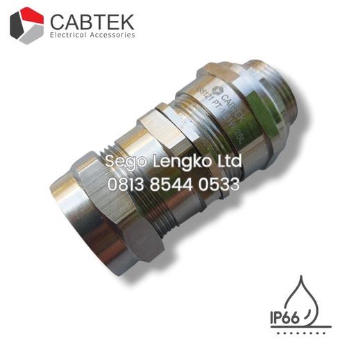 Jual Cable Gland Industrial E1W 20L 1/2" NPT CABTEK Armoured Brass ...