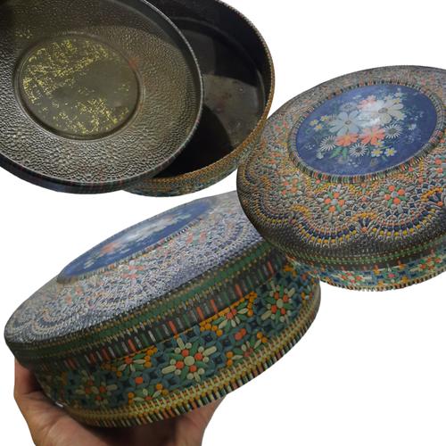 Jual Kaleng vintage antik kuno dan jadul lukisan pewarnan hand madmade ...