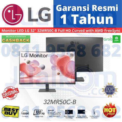 Jual Monitor LED LG 32" 32MR50C-B Full HD Curved with AMD FreeSync ...