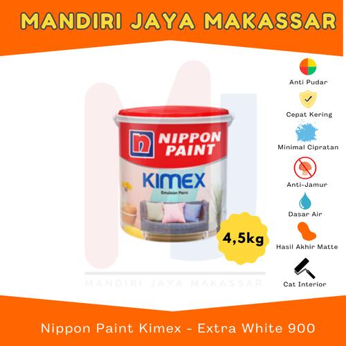 Jual Kimex Nippon Paint Cat Tembok Interior 4,5kg - Super White - Kota ...