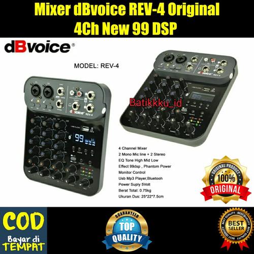 Jual Mixer dBvoice REV 4 REV4 ORIGINAL 4CH NEW 99 DSP - Jakarta Barat ...