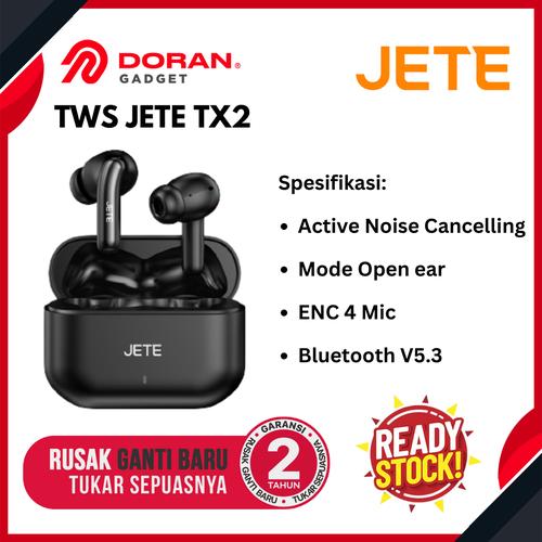Promo TWS JETE TX2 ANC ENC Earbuds - Headset Bluetooth 5.3 - Garansi 2 ...