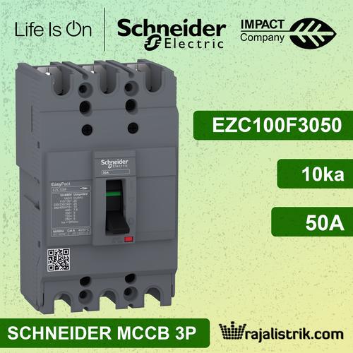 Jual SCHNEIDER MCCB 3P 50A 10KA EZC100F3050 - Kota Surabaya ...