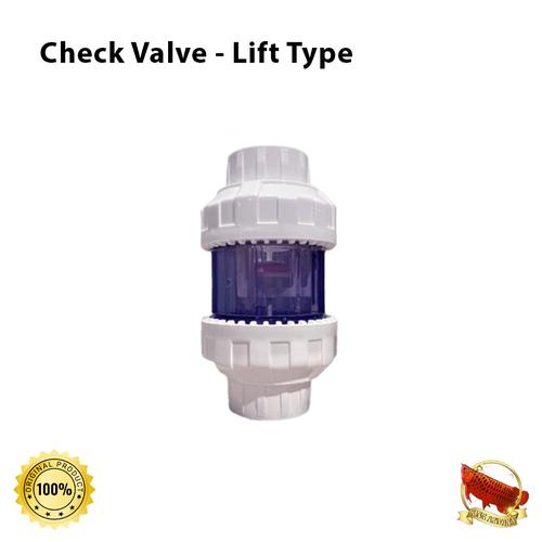 Jual TY Aquarium Check Valve Lift Type Transparan Pipa PipeU–PVC by 3 ...