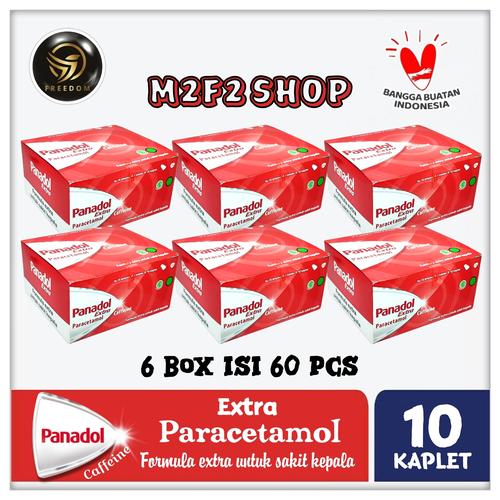 Jual Obat Demam Panadol Extra Warna Merah - 500 mg (Harga 6 Box ...