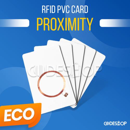 Jual Kartu Absensi RFID Proximity Putih Polos 125 KHZ ECO Blank PVC ...