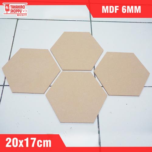 Jual Papan MDF Hexagonal 6mm 20x17 cm - Kota Bandung - TAKAHIRO SHOPPU ...