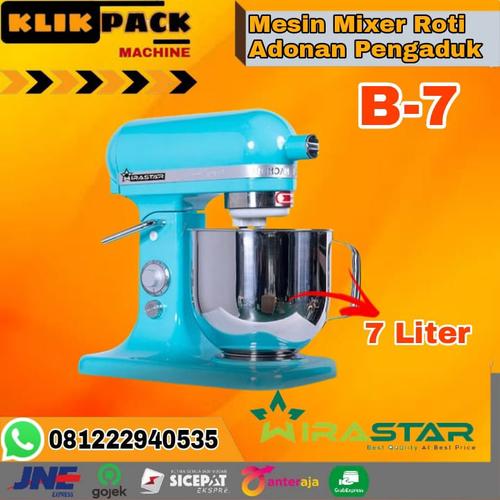 Jual Mesin Mixer Roti Pengaduk Adonan Roti Portable B-7 WIRATECH - pink ...