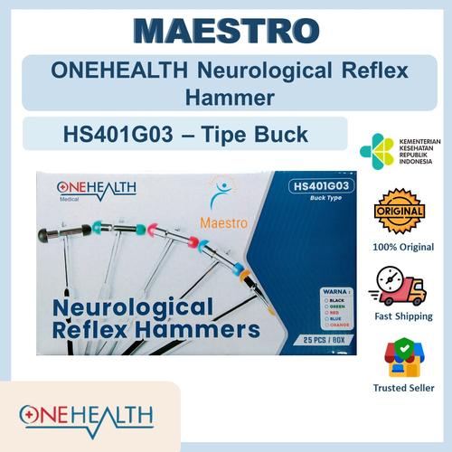 Jual OneHealth Reflex Hammer Buck Bulk Balk Neurological Palu Reflek ...