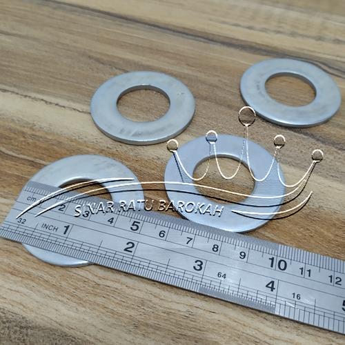 Jual M24 RING PLAT PUTIH GALVANIZ M24 WASHER PLATE FLAT GLAVANIS BAUT ...