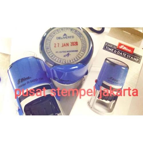 Jual Stempel Shiny R542D T24 tanggal dan Jam + Costum Tulisan - Standar ...