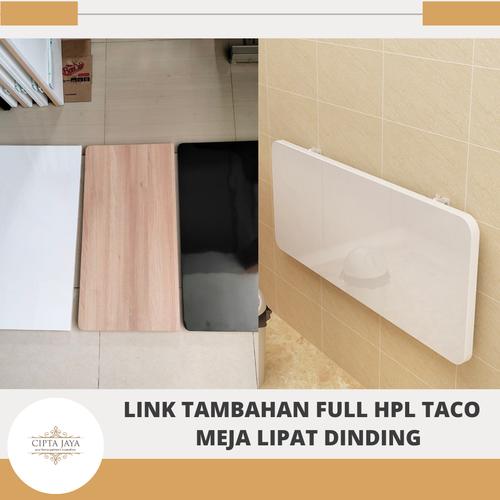 Jual Tambahan Full HPL Taco Untuk Meja Lipat Dinding - Putih - Kota ...