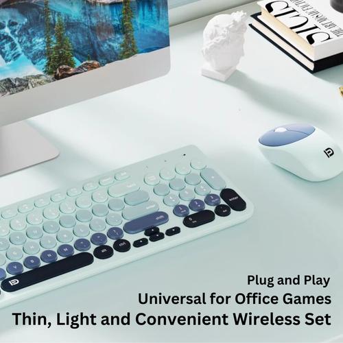 Jual Paket Kombo Keyboard+Mouse Wireless Fude IK6632 2.4Ghz ...