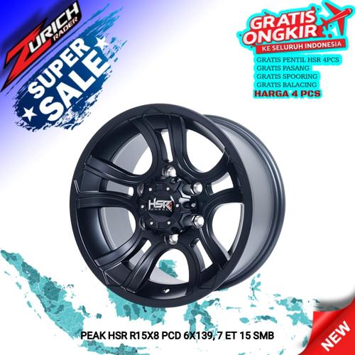 Jual VELG FORTUNER, TIRITON, DMAX, FORTUNER, HILUX, RANGER HSR PEAK R15 ...
