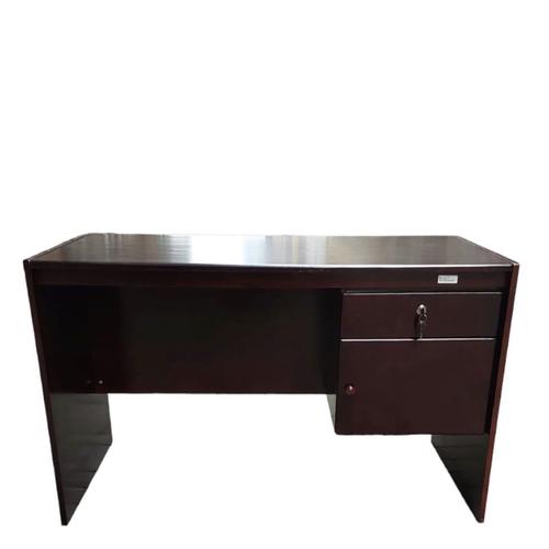 Jual Meja 1/2 Biro Kayu Asli / Meja Guru Kayu Solid /Meja Belajar Kayu ...