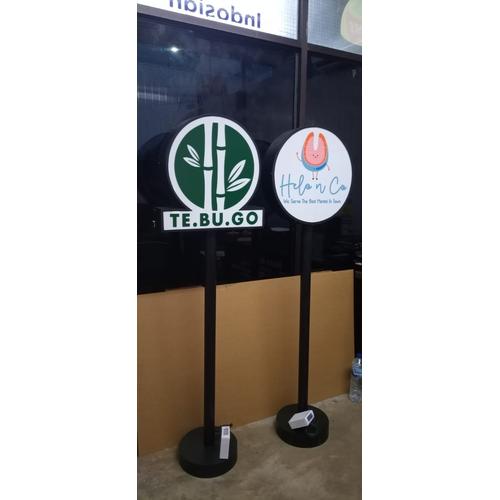 Jual Neon Box standing portable 45cm - 2sisi - Kab. Bekasi - Neonbox ...