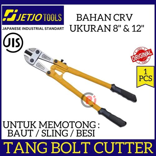 Jual JETJO Bolt Cutter Tang Potong Besi Gunting Sling CRV Ukuran 8 12 ...