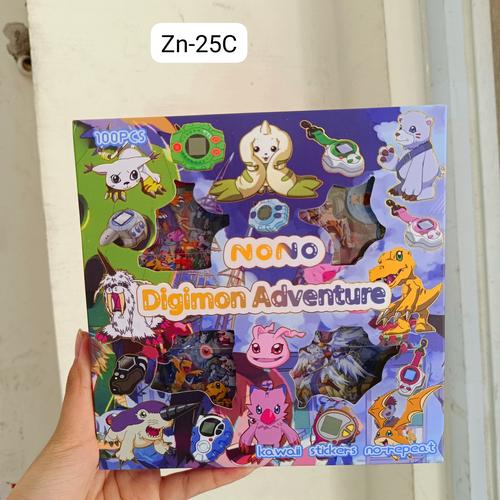 Jual Stiker Nono Digimon Adventure isi 100 Stiker - Kota Tangerang ...