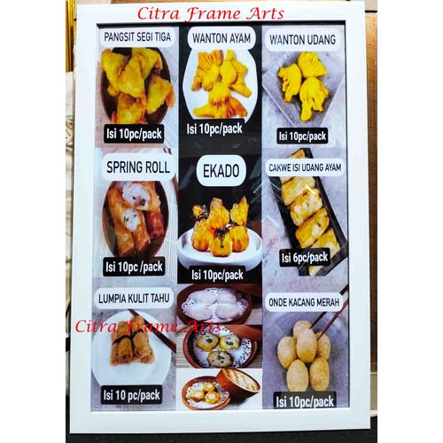 Jual MENU RESTORAN BINGKAI 40 X 60 + CETAK - Jakarta Barat - TOKO ...